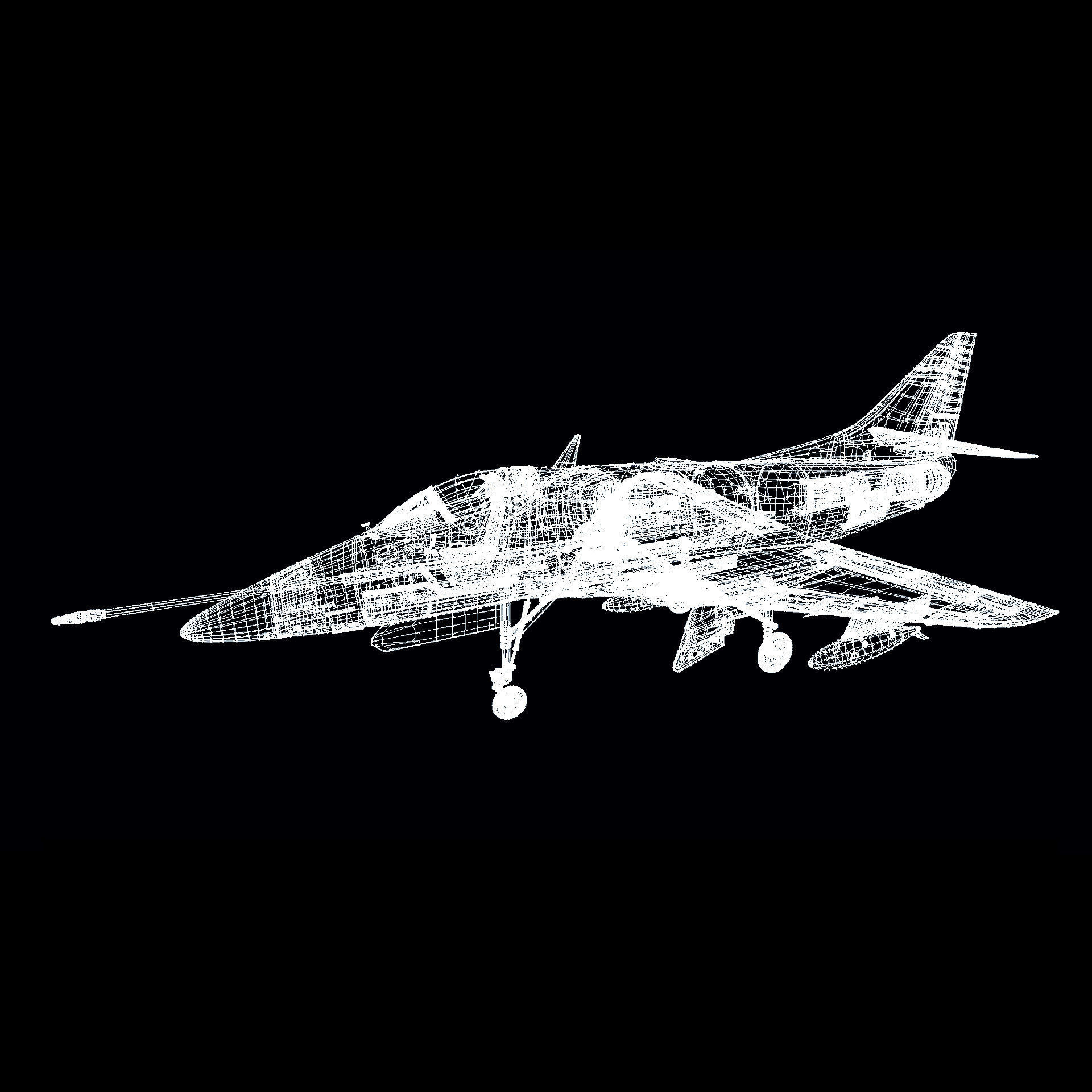A4 Skyhawk 3D model | CGTrader
