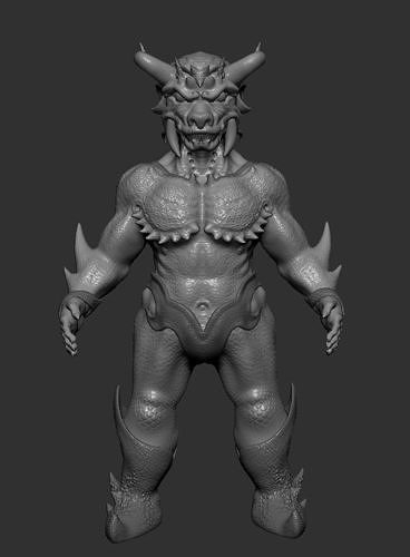 Character figure monster fantasy 3D print model 3D model | CGTrader