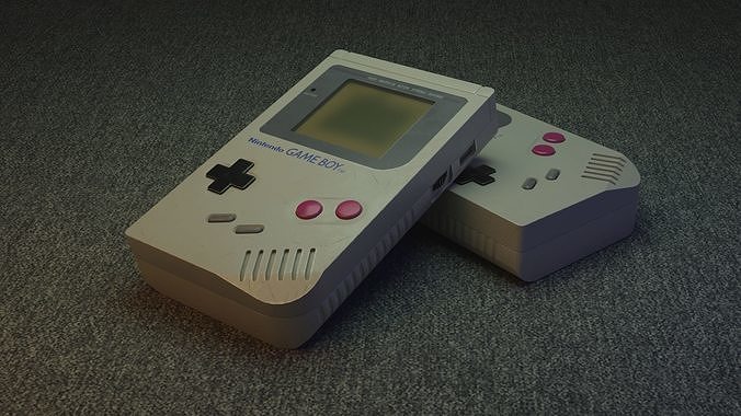 Vintage Gameboy 3D model | CGTrader