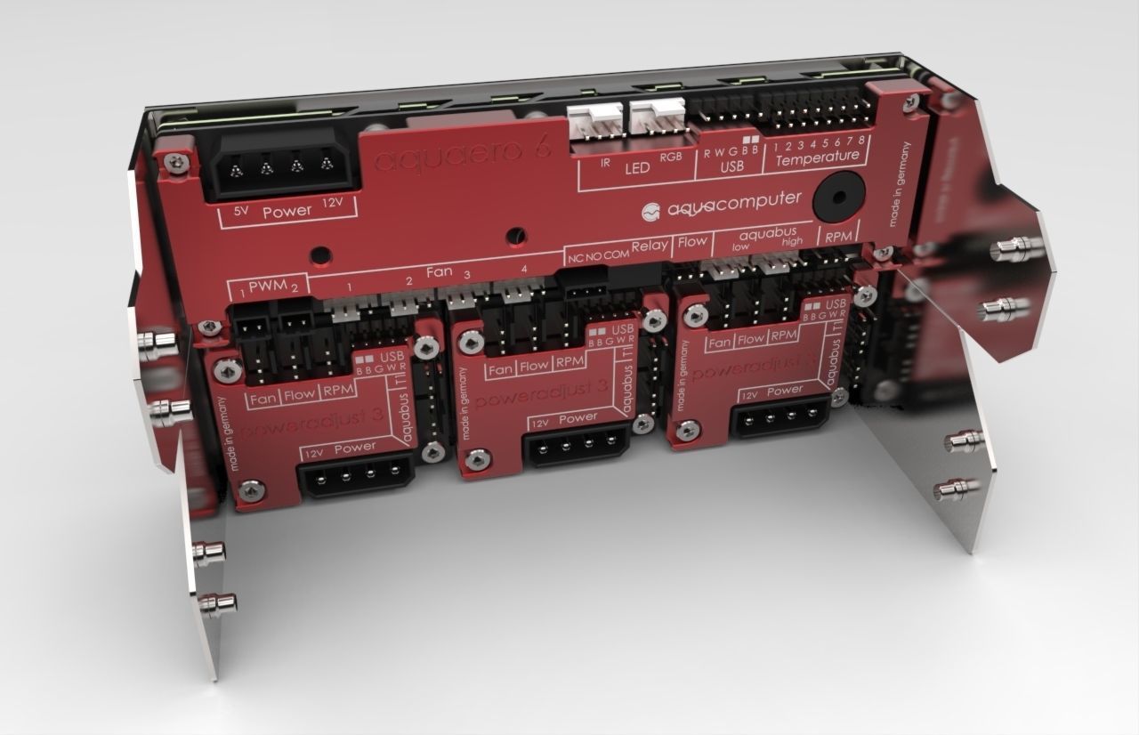 Aquacomputer Aquaero 6 XT Fan Controller 3D model | CGTrader
