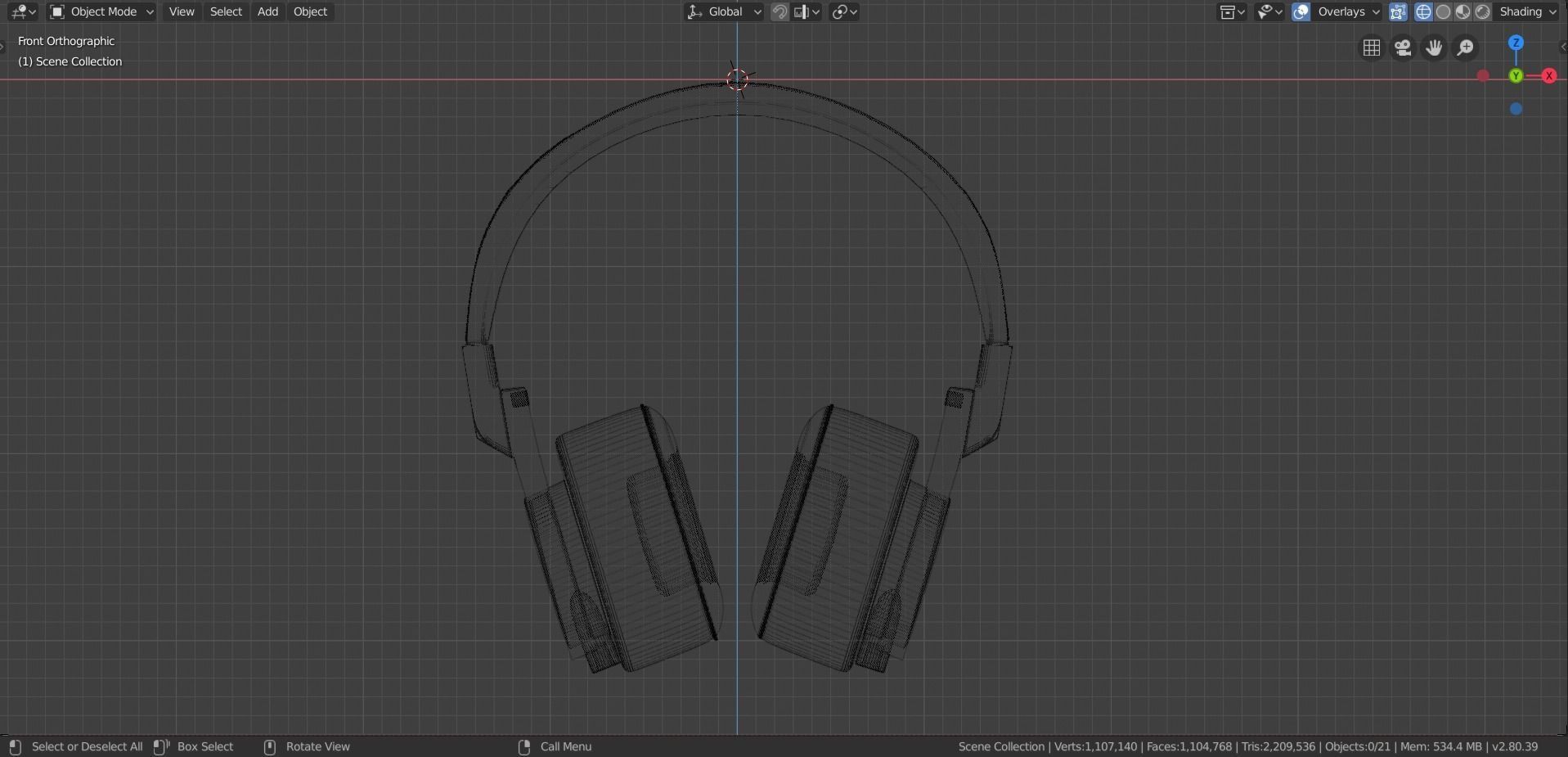 Simple Headset free 3D model | CGTrader