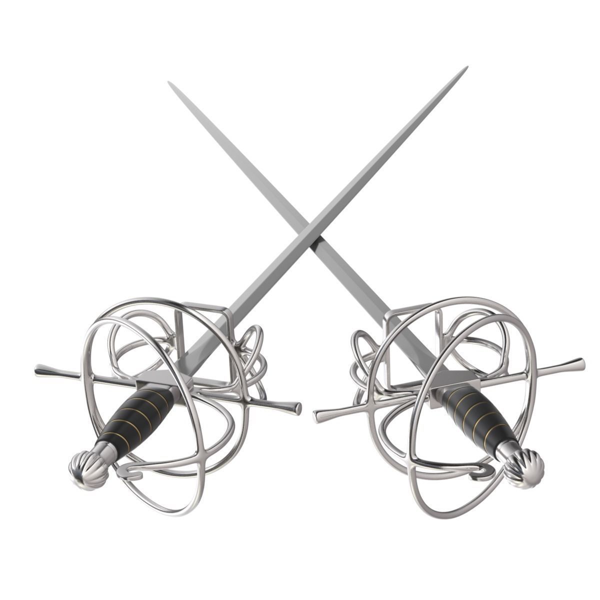 Medieval Fencing Sword 3D model | CGTrader