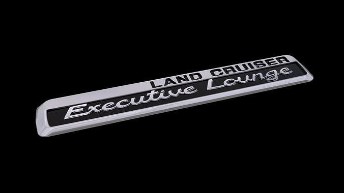 Land Cruiser Executive Lounge Logo 3D model 3D printable | CGTrader