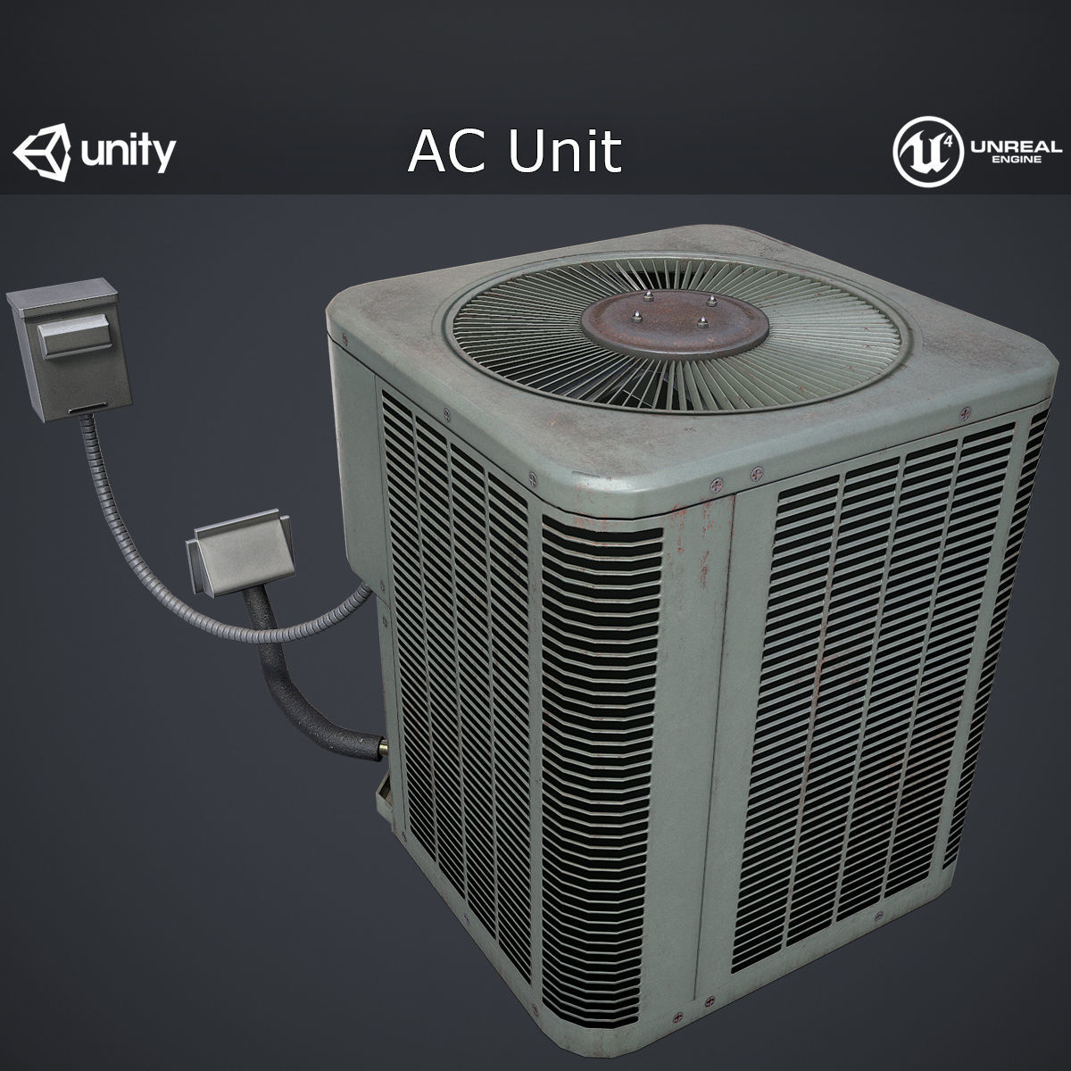 3D model AC Unit VR / AR / low-poly | CGTrader