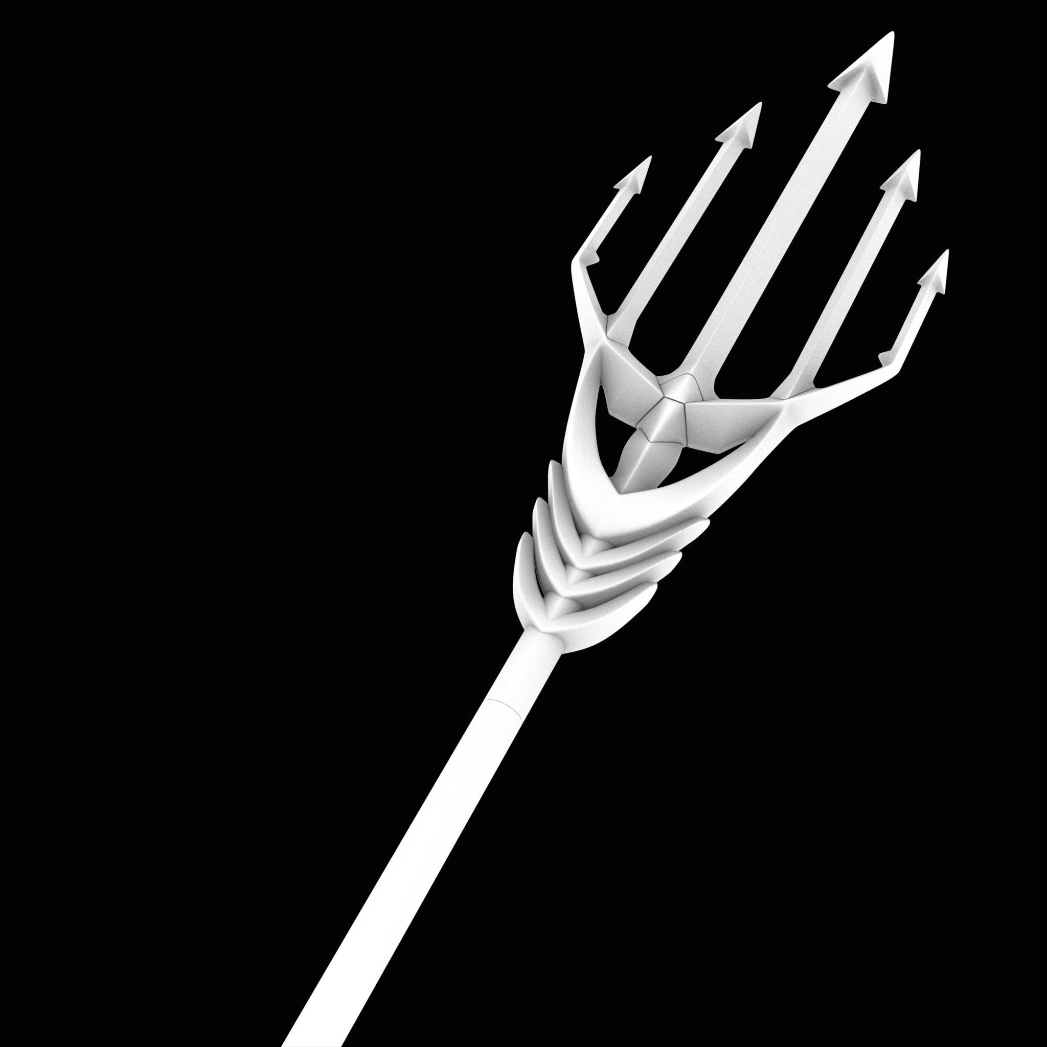 Aquaman Triden Props Design 3D model 3D printable | CGTrader