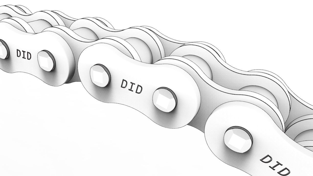 DID Motorcycle Chain 3D model | CGTrader
