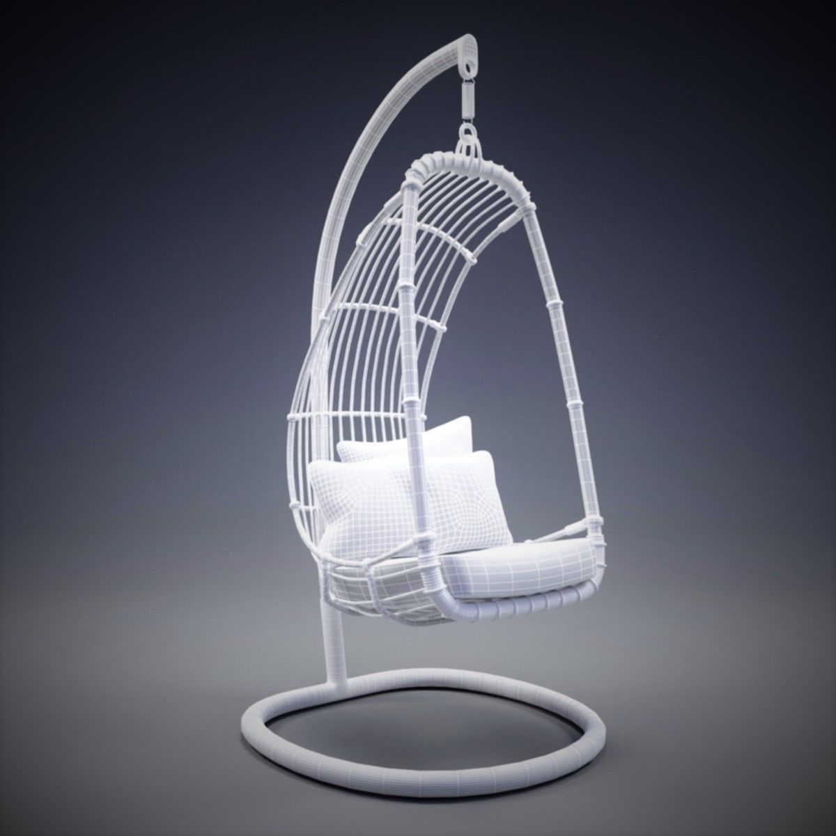 hanging chair 3D model | CGTrader
