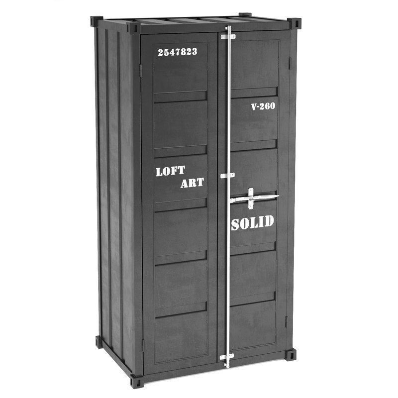 Sea Container Wardrobe 3D model | CGTrader