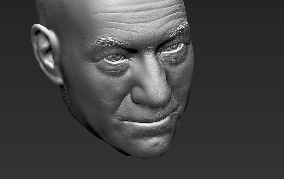 Patrick Stewart 3D model | CGTrader
