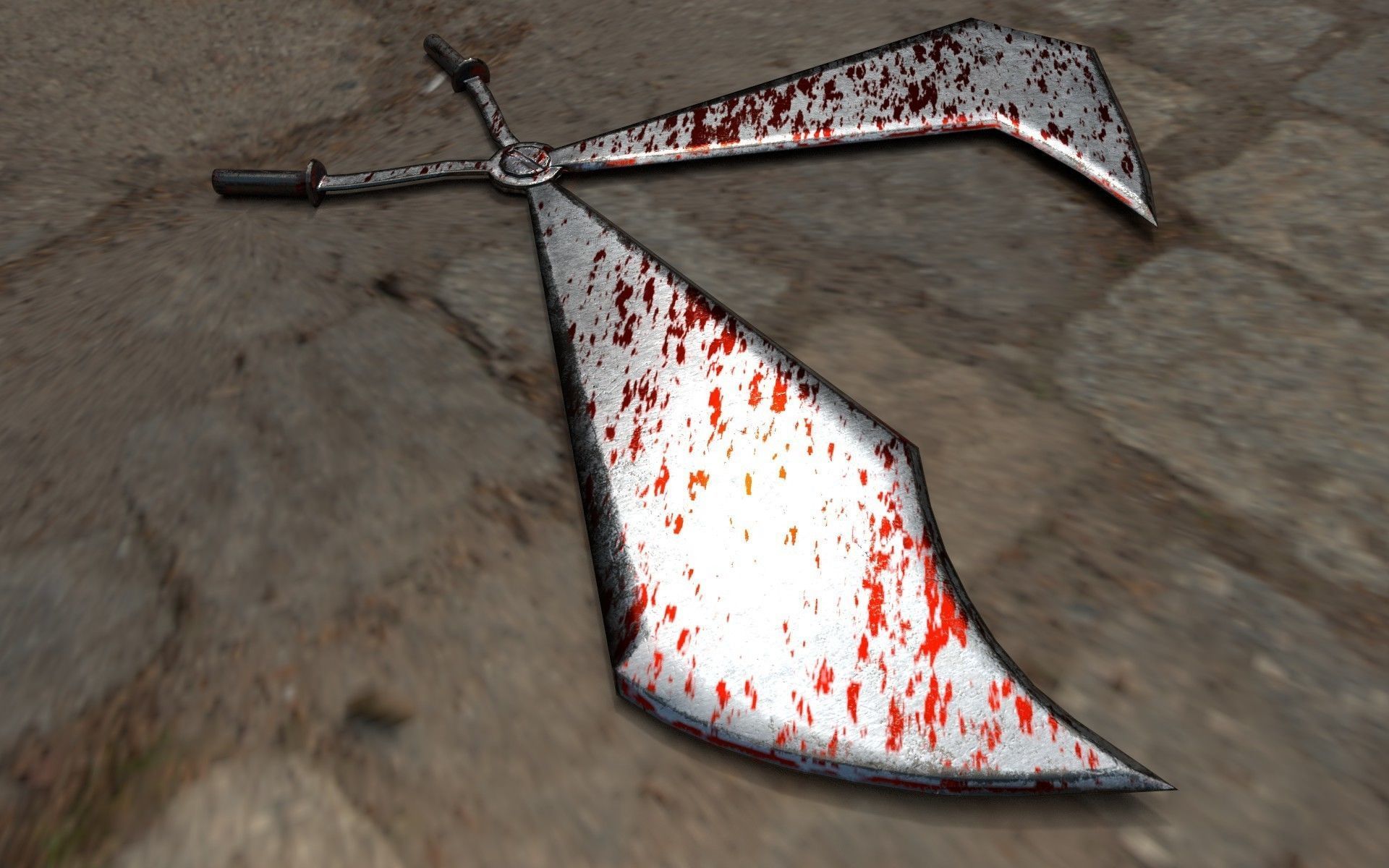 Scissor man scissors free VR / AR / low-poly 3D model | CGTrader