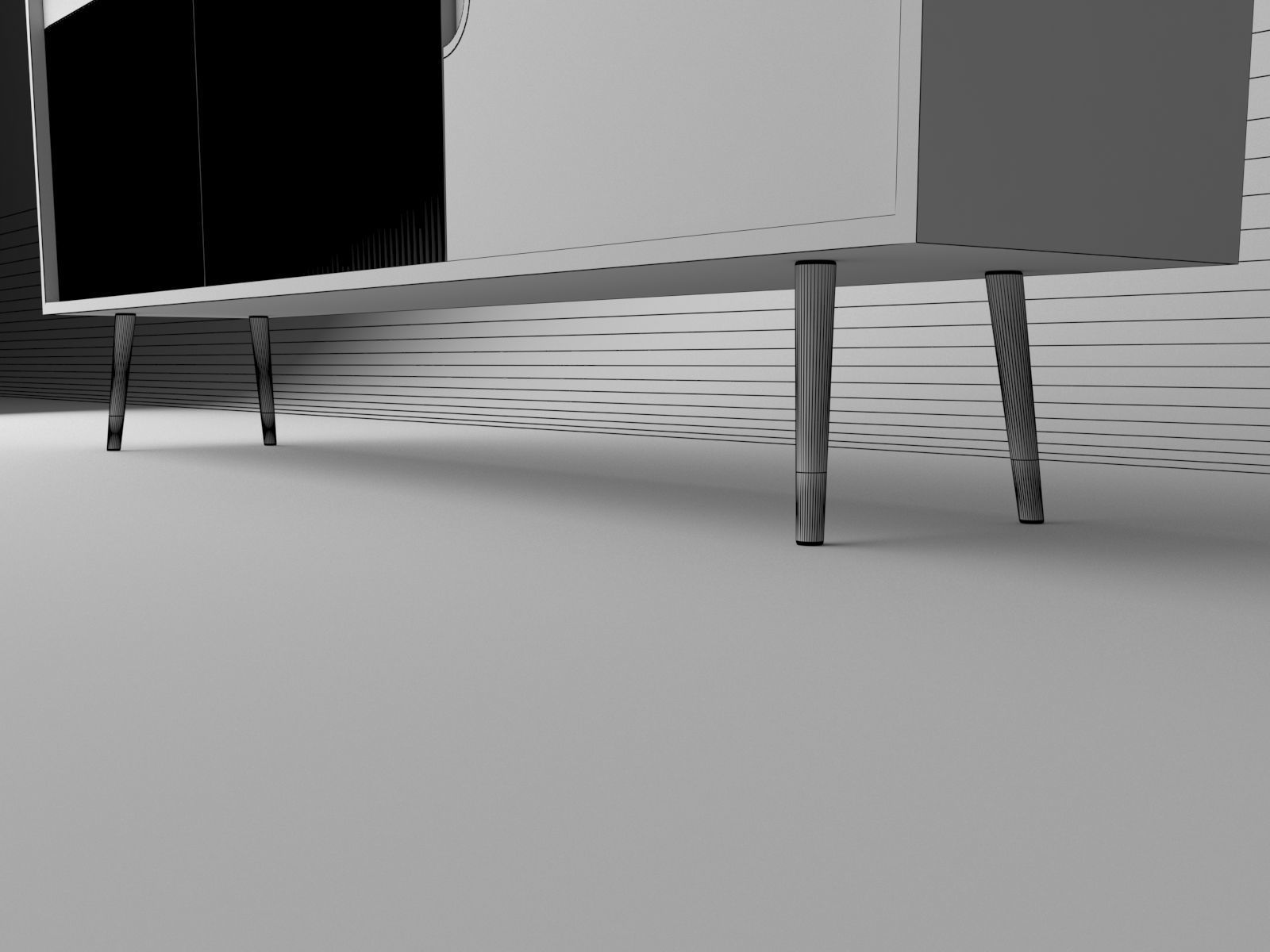 MODERN MINIMAL CONSOLE 3D model | CGTrader