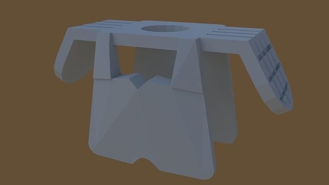 lego samurai armor free 3D model | CGTrader