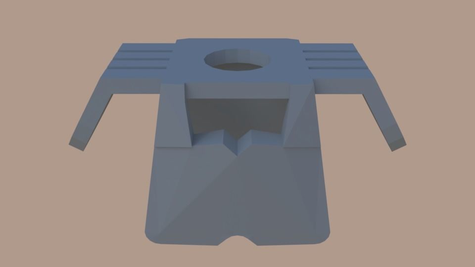 lego samurai armor free 3D model | CGTrader