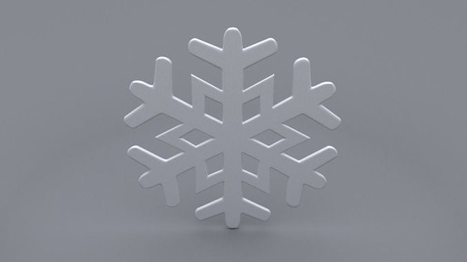 snowflake 3D model | CGTrader