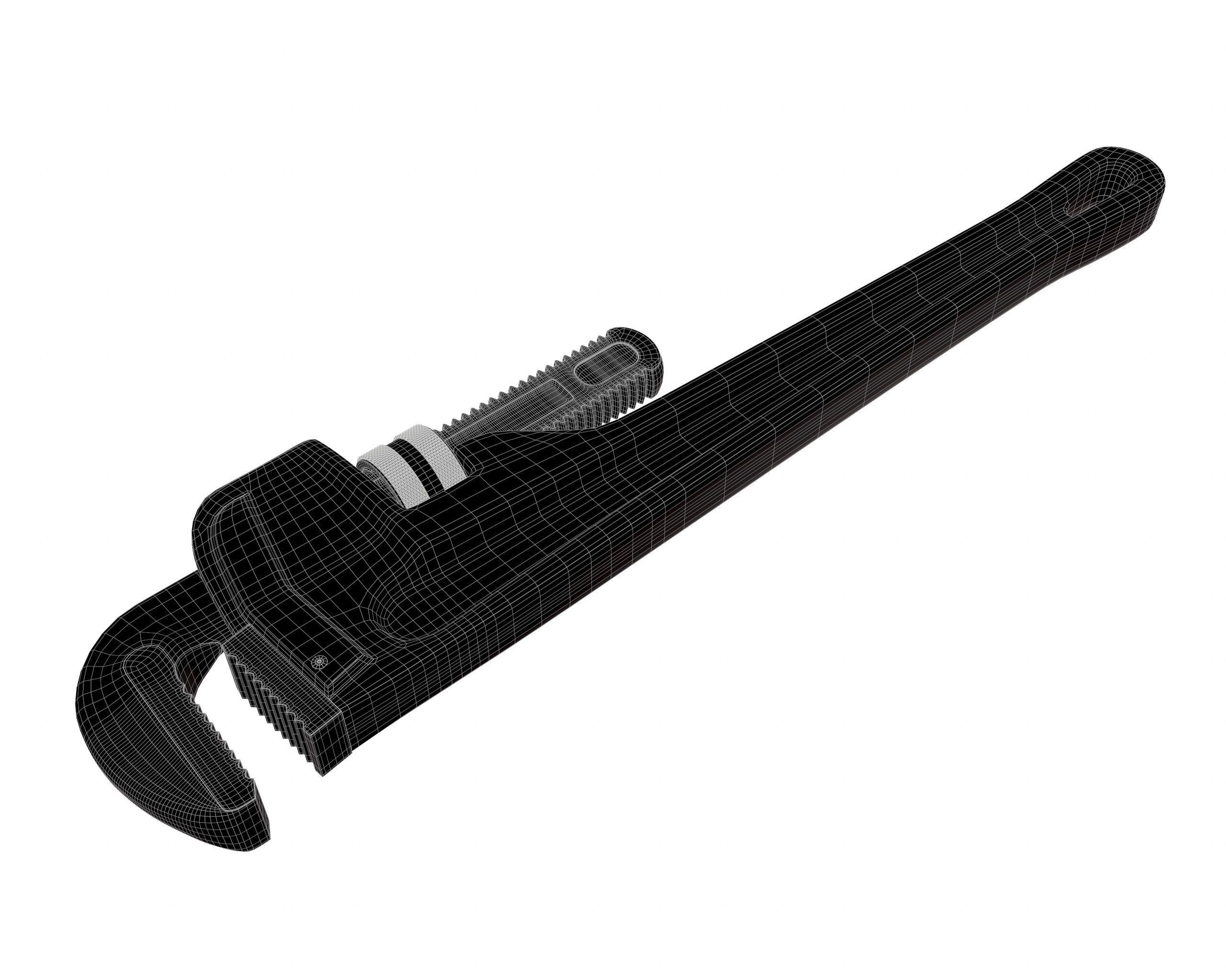 Pipe Wrench 3D model | CGTrader