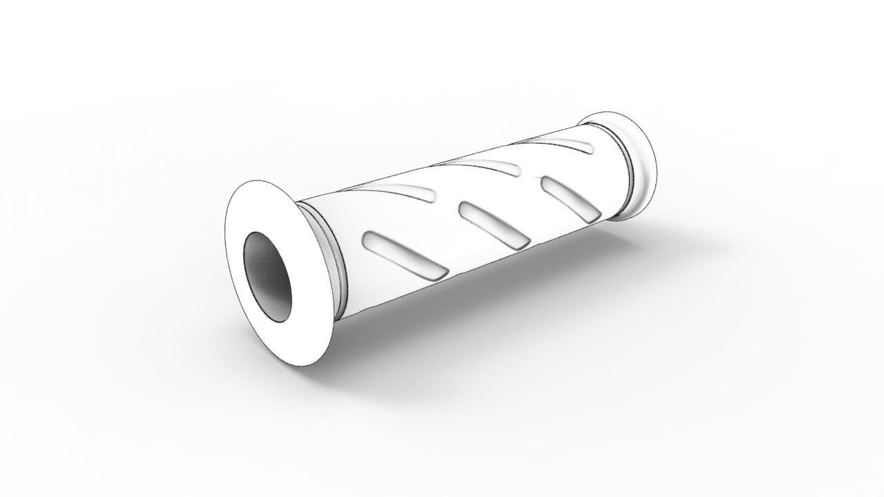 Motorcycle Grip 3D model | CGTrader