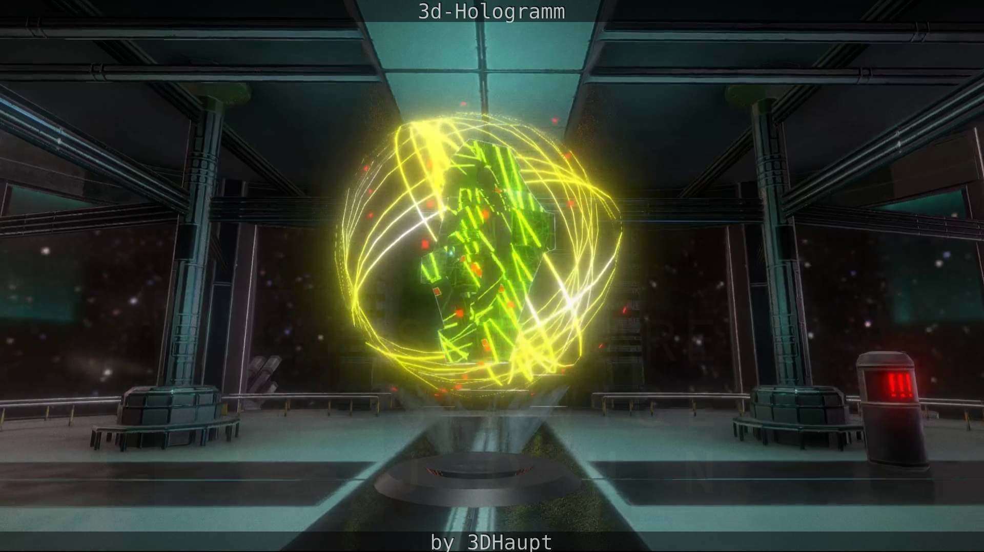 3d-Hologramm free VR / AR / low-poly 3D model animated | CGTrader