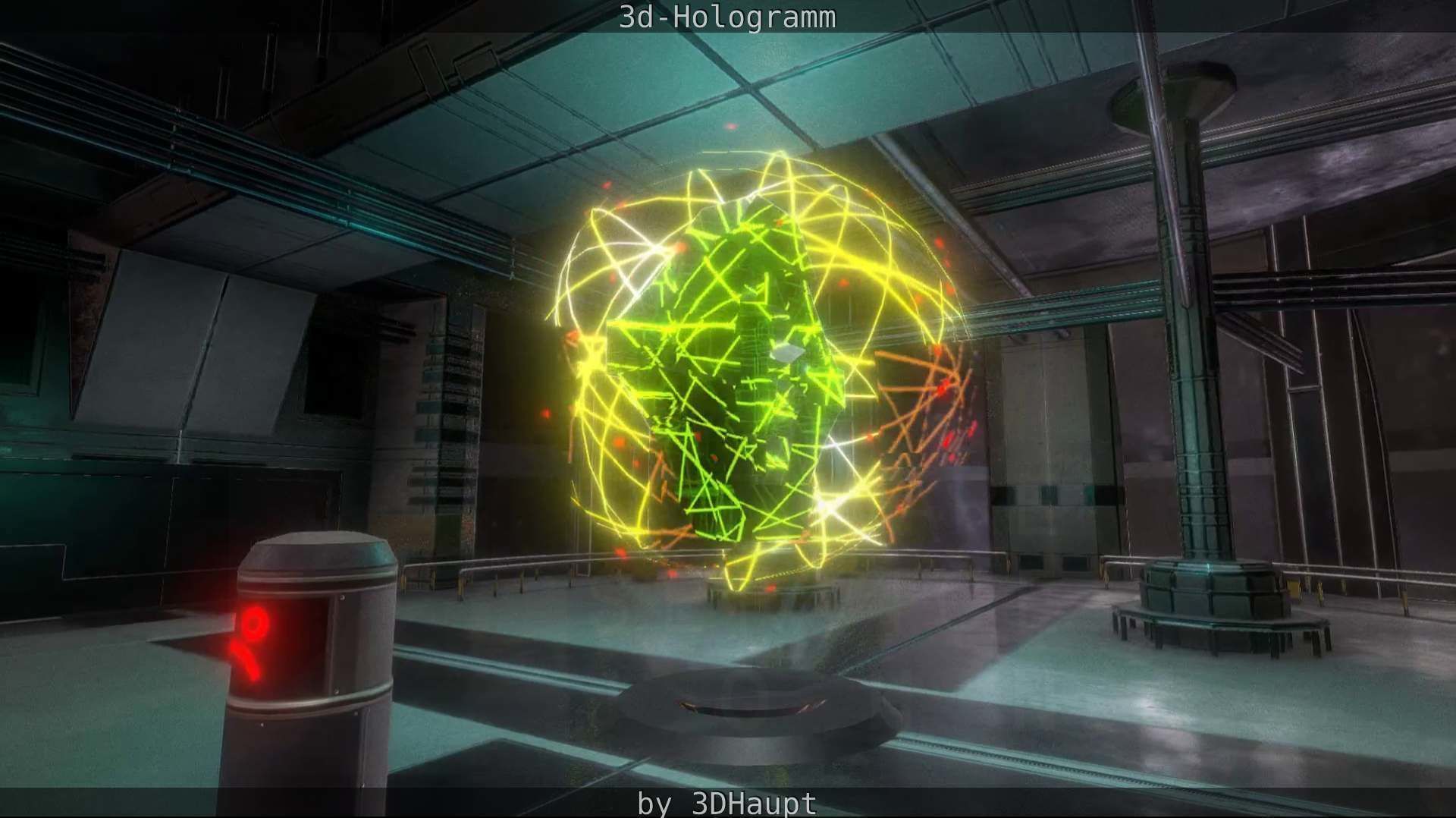 3d-Hologramm free VR / AR / low-poly 3D model animated | CGTrader