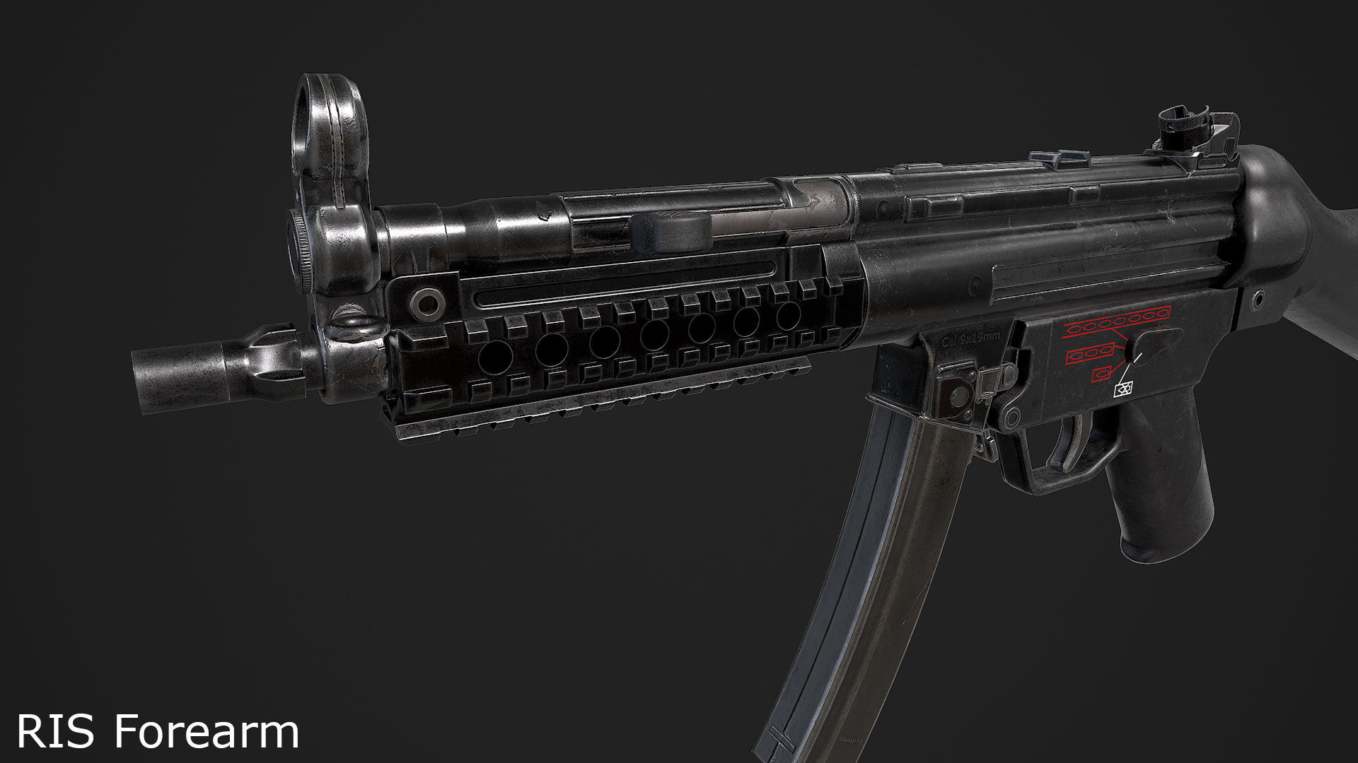 3D model Ultimate MP5 Pack VR / AR / low-poly | CGTrader