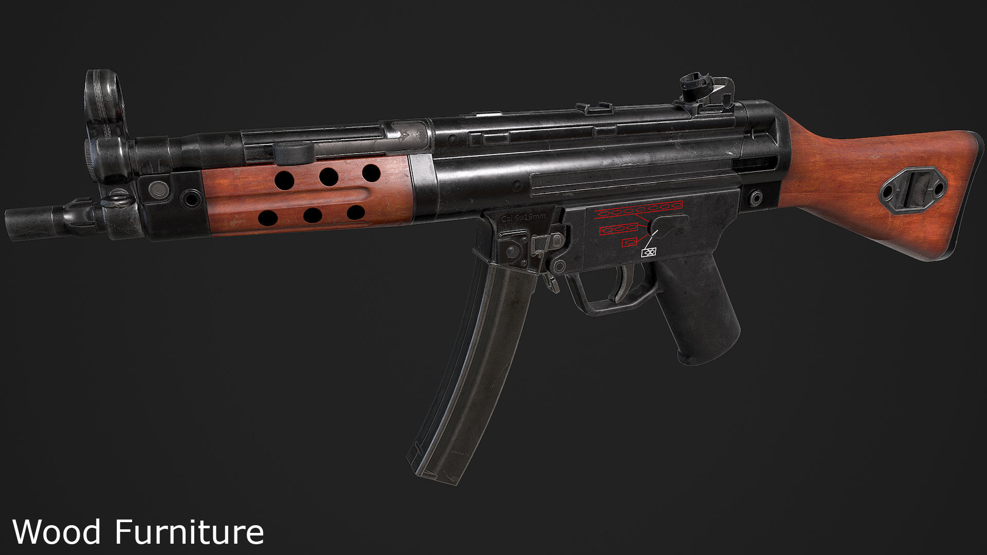 3D model Ultimate MP5 Pack VR / AR / low-poly | CGTrader