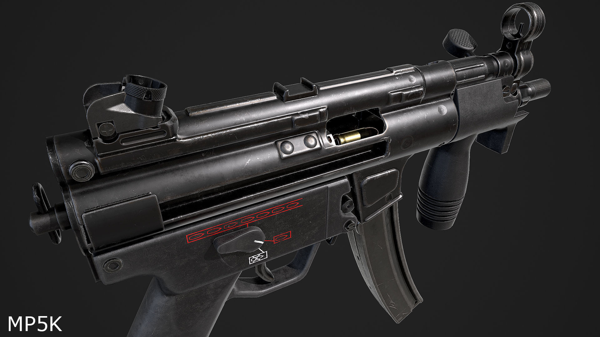 3D model Ultimate MP5 Pack VR / AR / low-poly | CGTrader