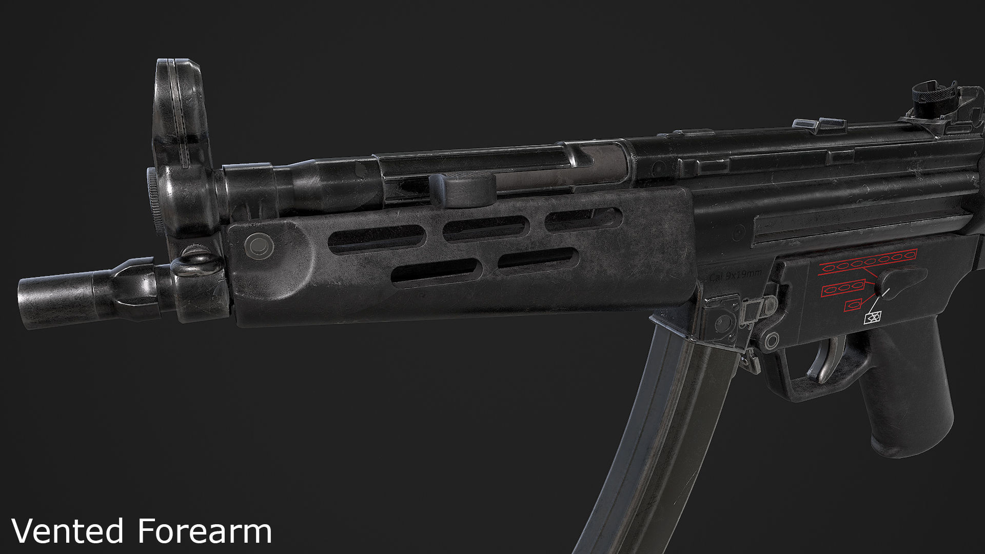 3D model Ultimate MP5 Pack VR / AR / low-poly | CGTrader