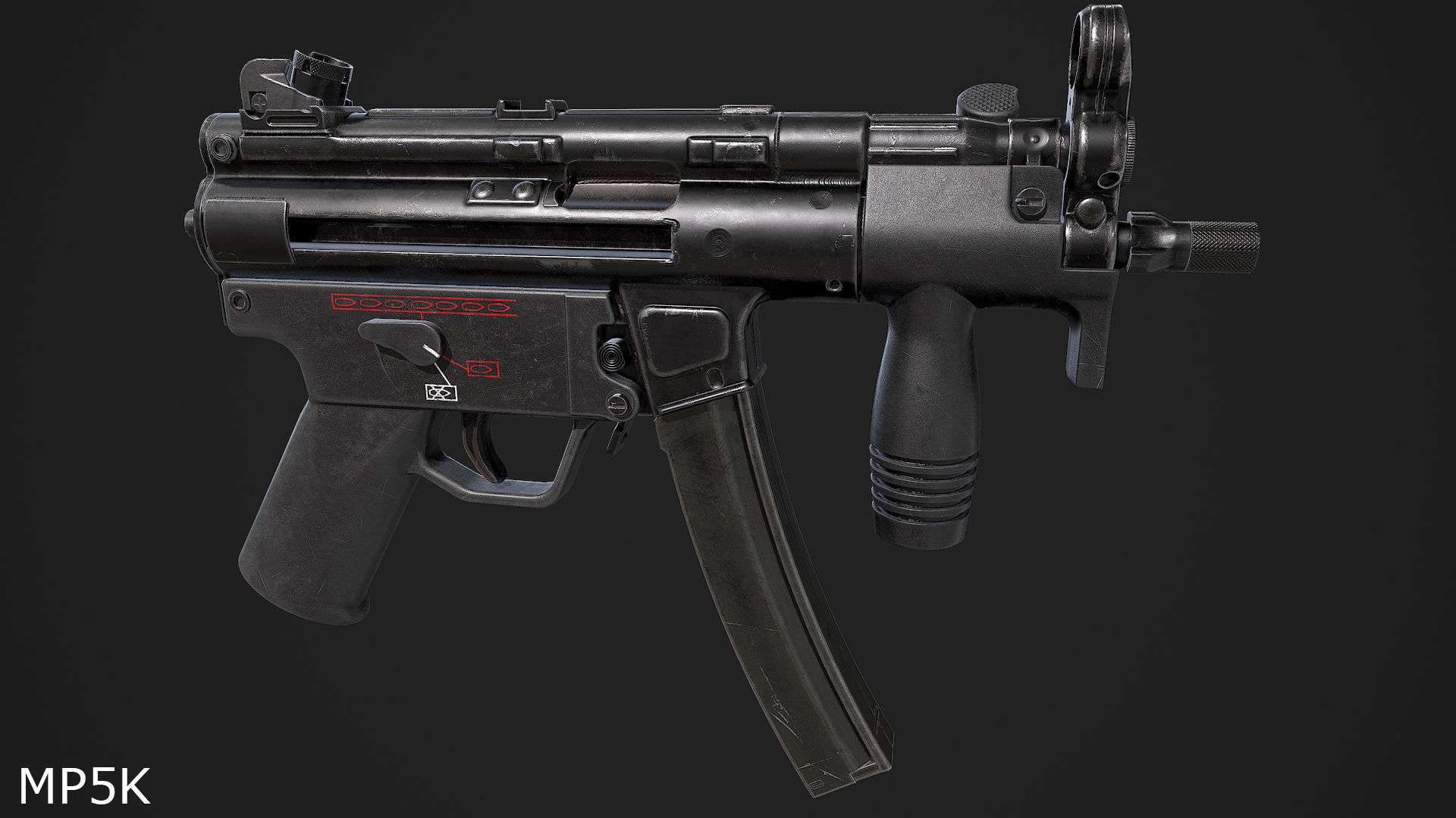 3D model Ultimate MP5 Pack VR / AR / low-poly | CGTrader