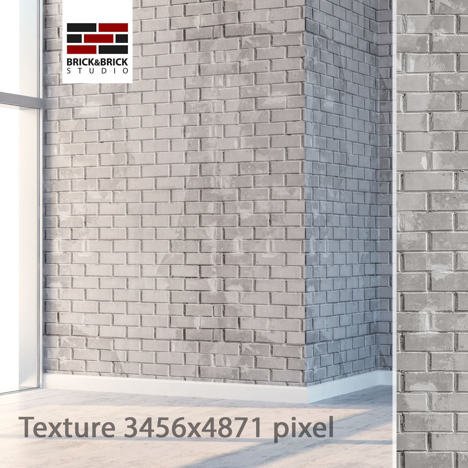 Texture brick 48 VR / AR / low-poly | CGTrader