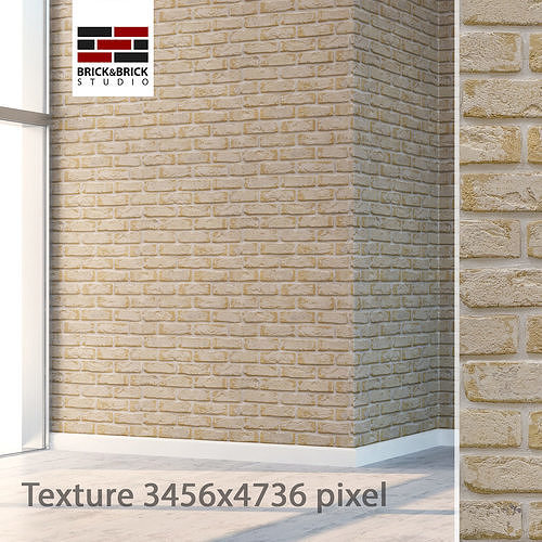 Texture brick 3 VR / AR / low-poly | CGTrader