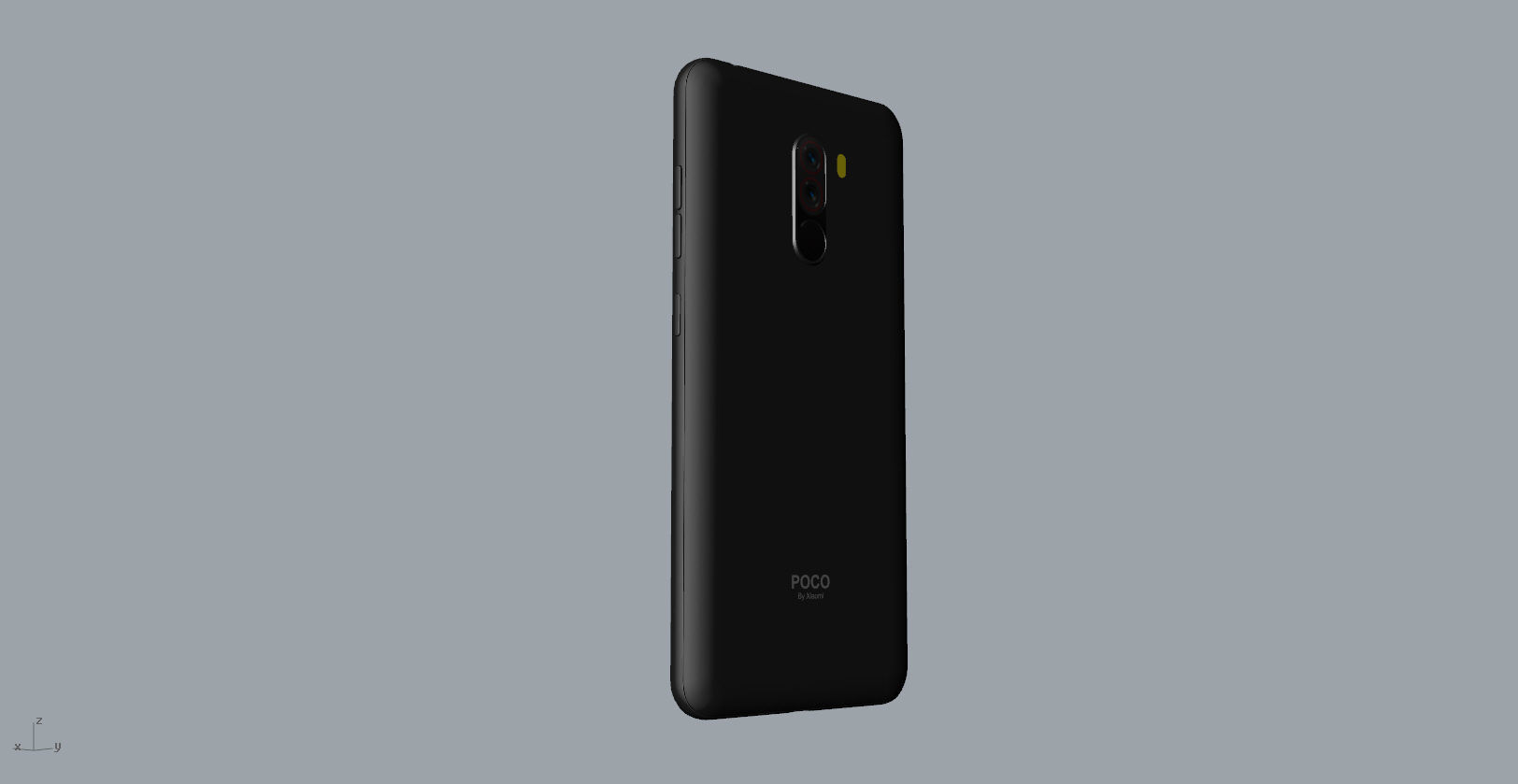Xiaomi Pocophone F1 3D model 3D printable | CGTrader