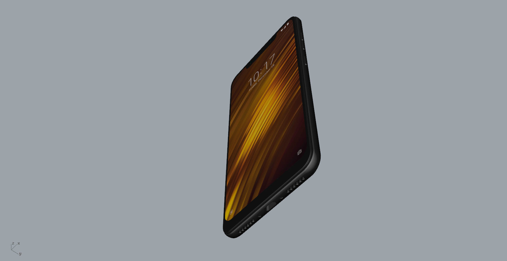 Xiaomi Pocophone F1 3D model 3D printable | CGTrader