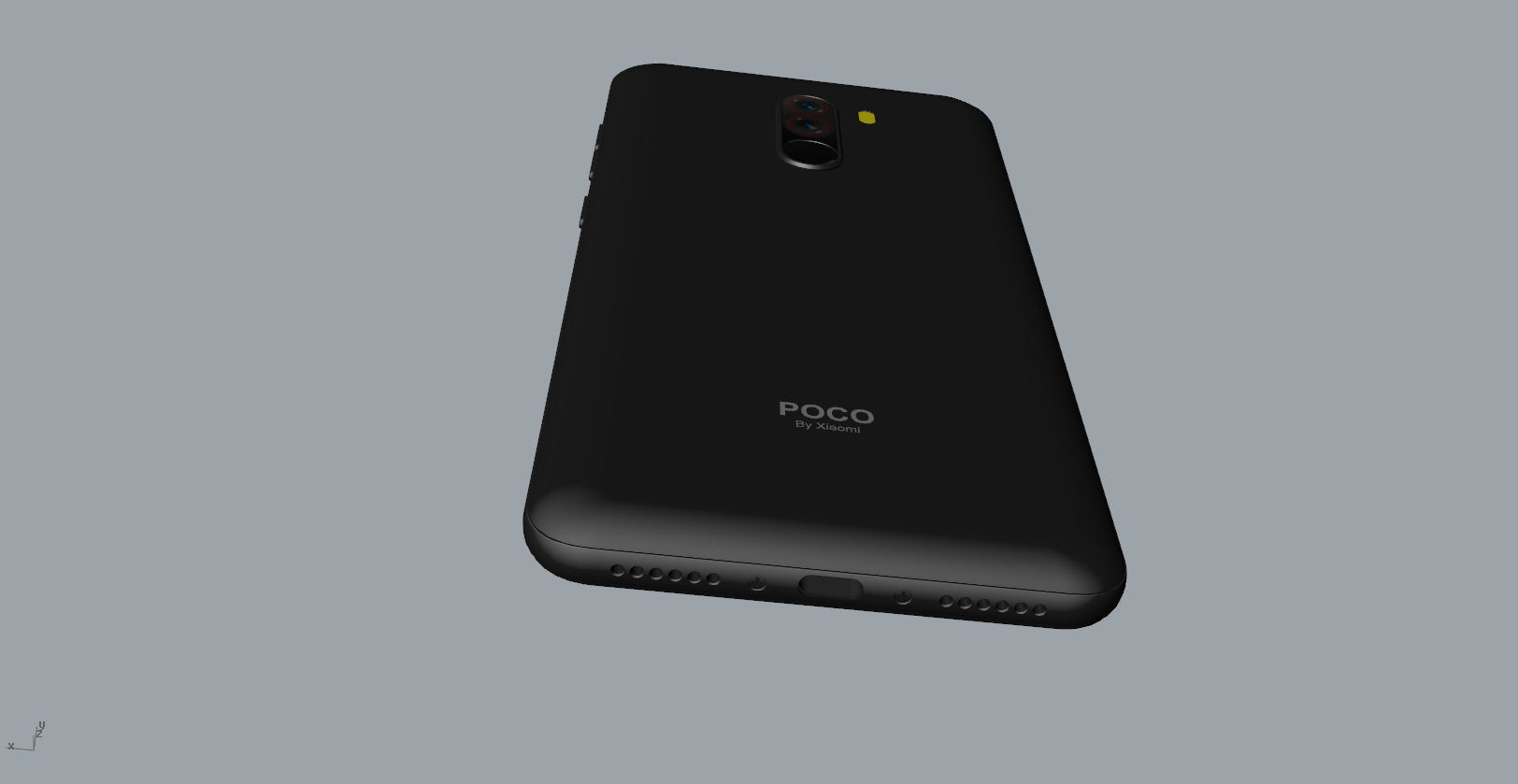 Xiaomi Pocophone F1 3D model 3D printable | CGTrader