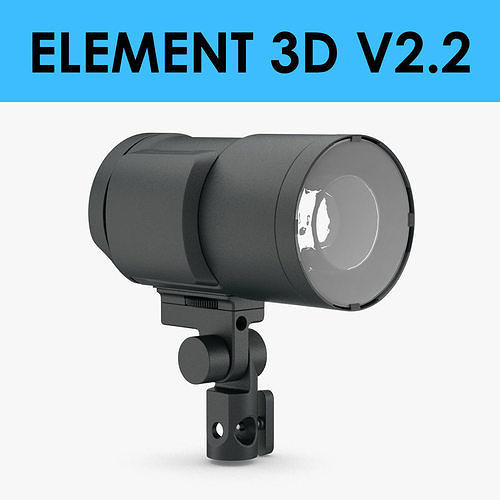 E3D - Camera Flash Head 3D model | CGTrader