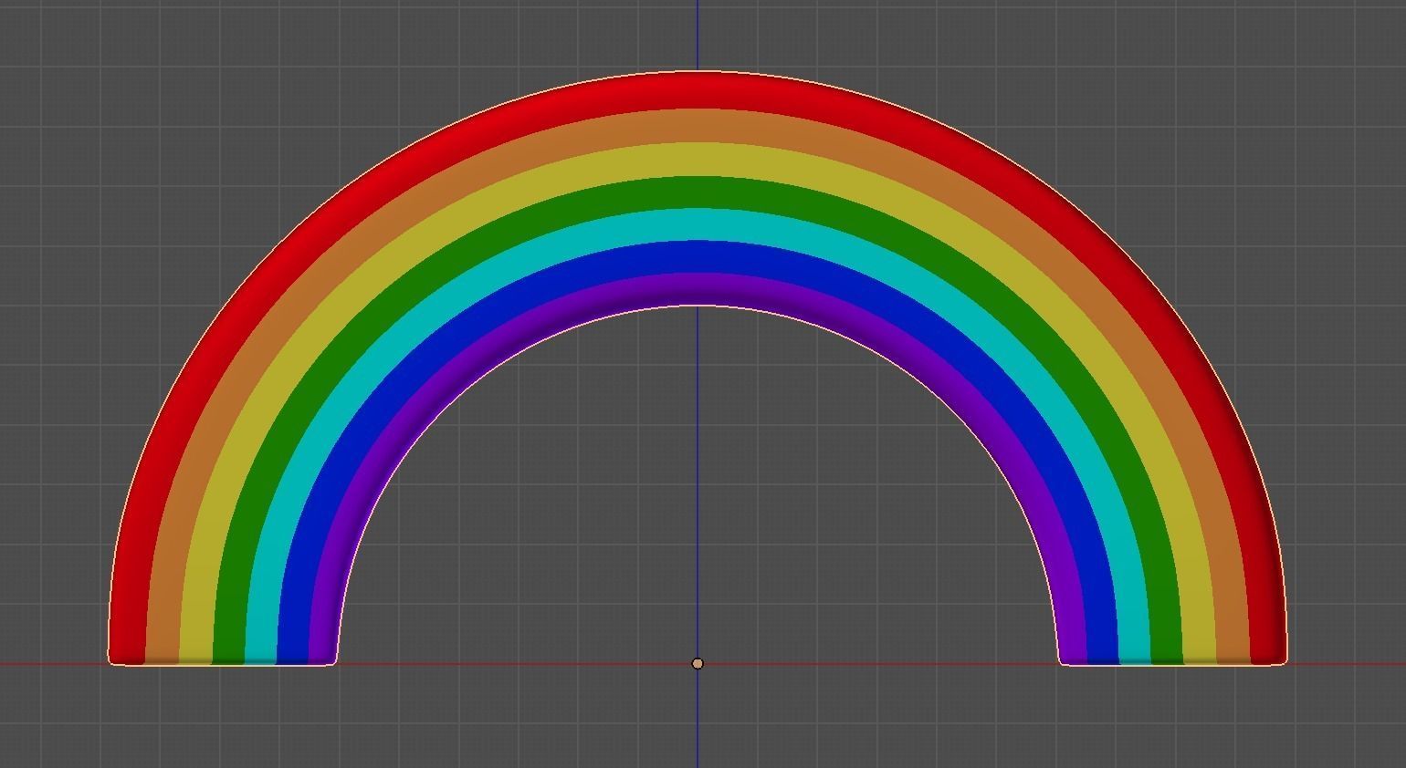 3D model Rainbow VR / AR / low-poly | CGTrader