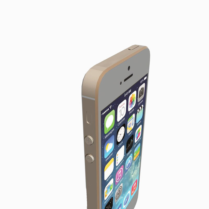 3D model Apple iPhone 5S Low Poly VR / AR / low-poly | CGTrader