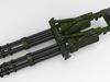 Double machine gun 3D model | CGTrader