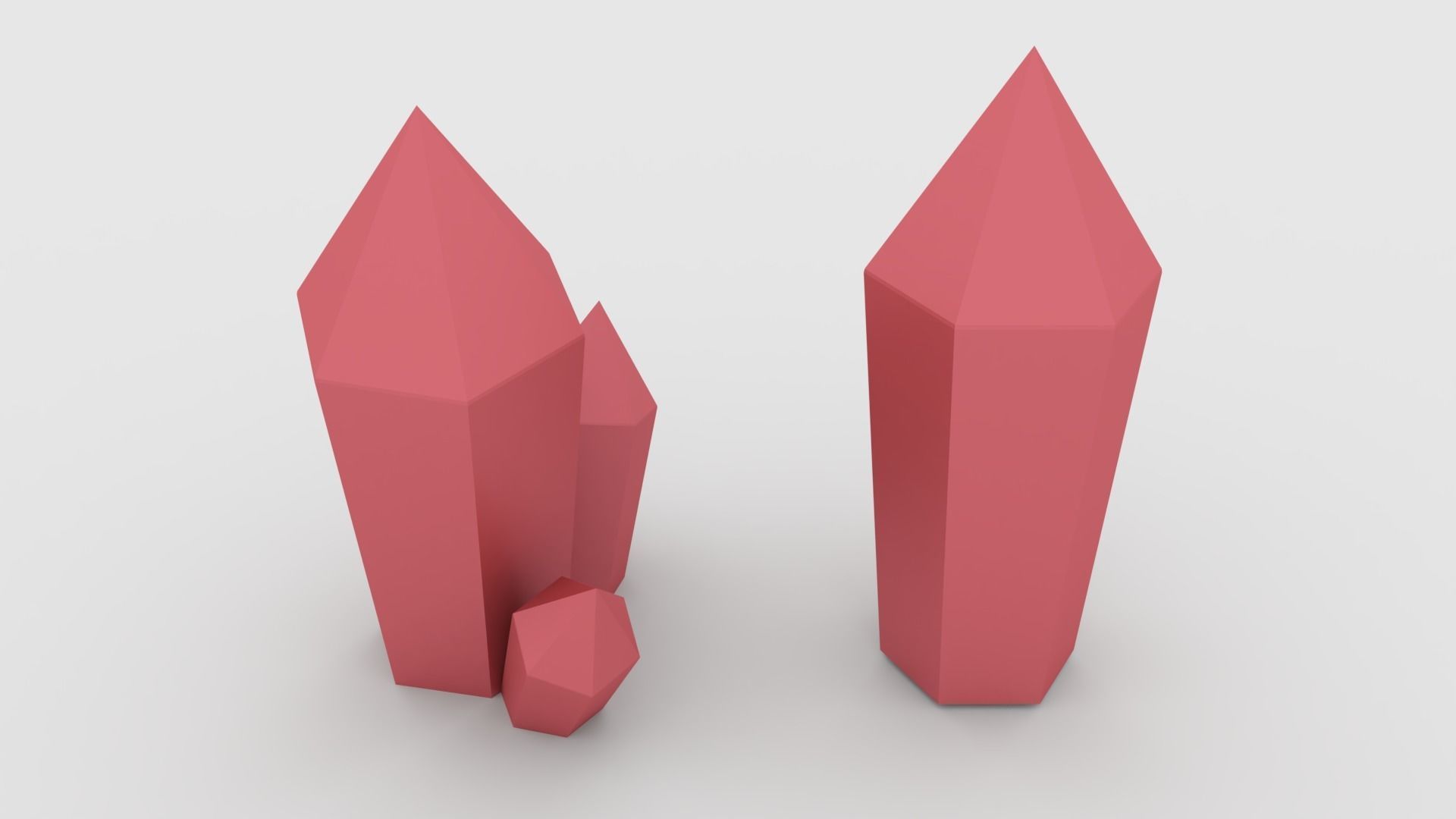 3D model Crystal LOW POLY VR / AR / low-poly | CGTrader