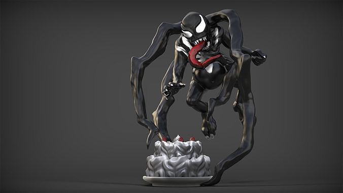 Chubby Venom 3D model 3D printable | CGTrader