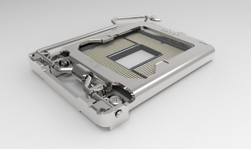 Intel LGA 1155 CPU Socket 3D model | CGTrader
