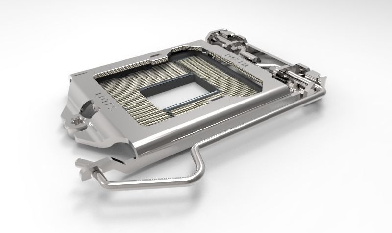 Intel LGA 1155 CPU Socket 3D model | CGTrader
