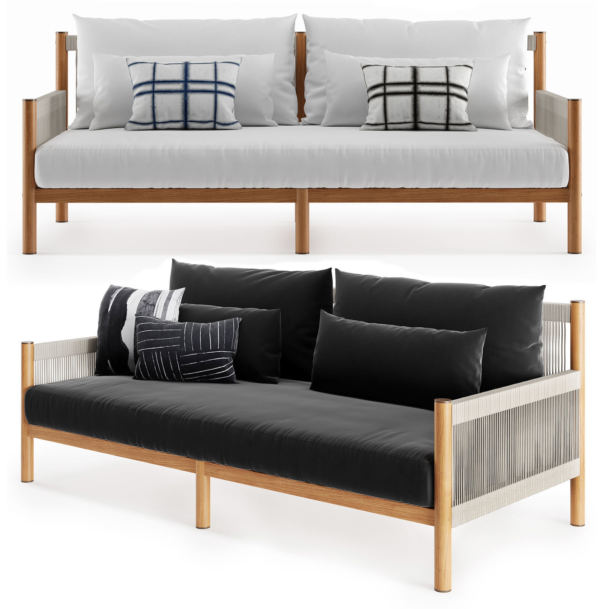Architect Outdoor Sofa 3D model | CGTrader