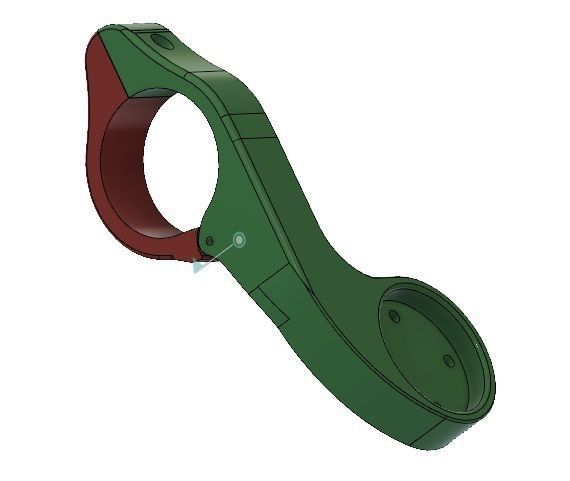 Bryton Handlebar Mount Front Rider 100 310 330 530 3D model 3D ...