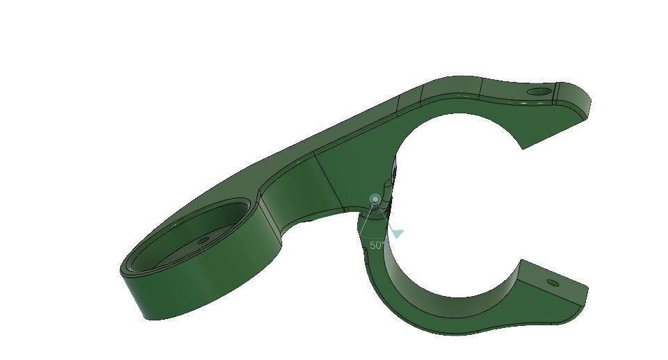 Bryton Handlebar Mount Front Rider 100 310 330 530 3D model 3D ...