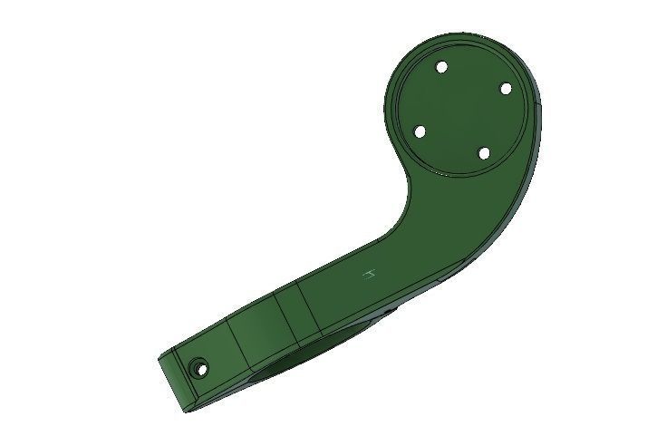 Bryton Handlebar Mount Front Rider 100 310 330 530 3D model 3D ...