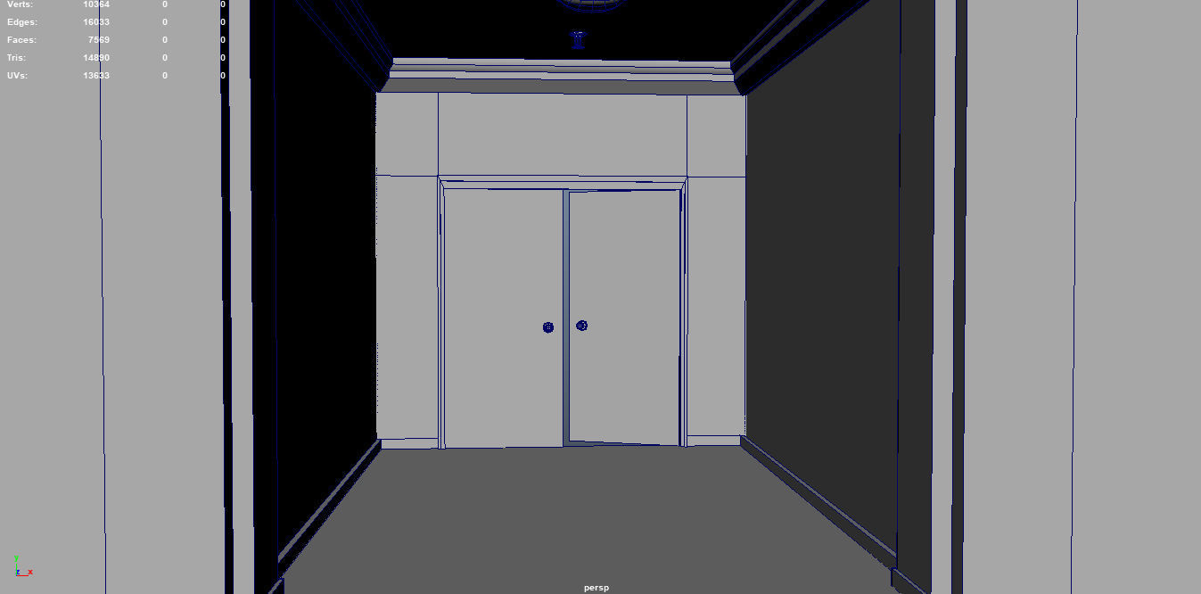 3D model Overlook Hotel Corridor VR / AR / low-poly | CGTrader