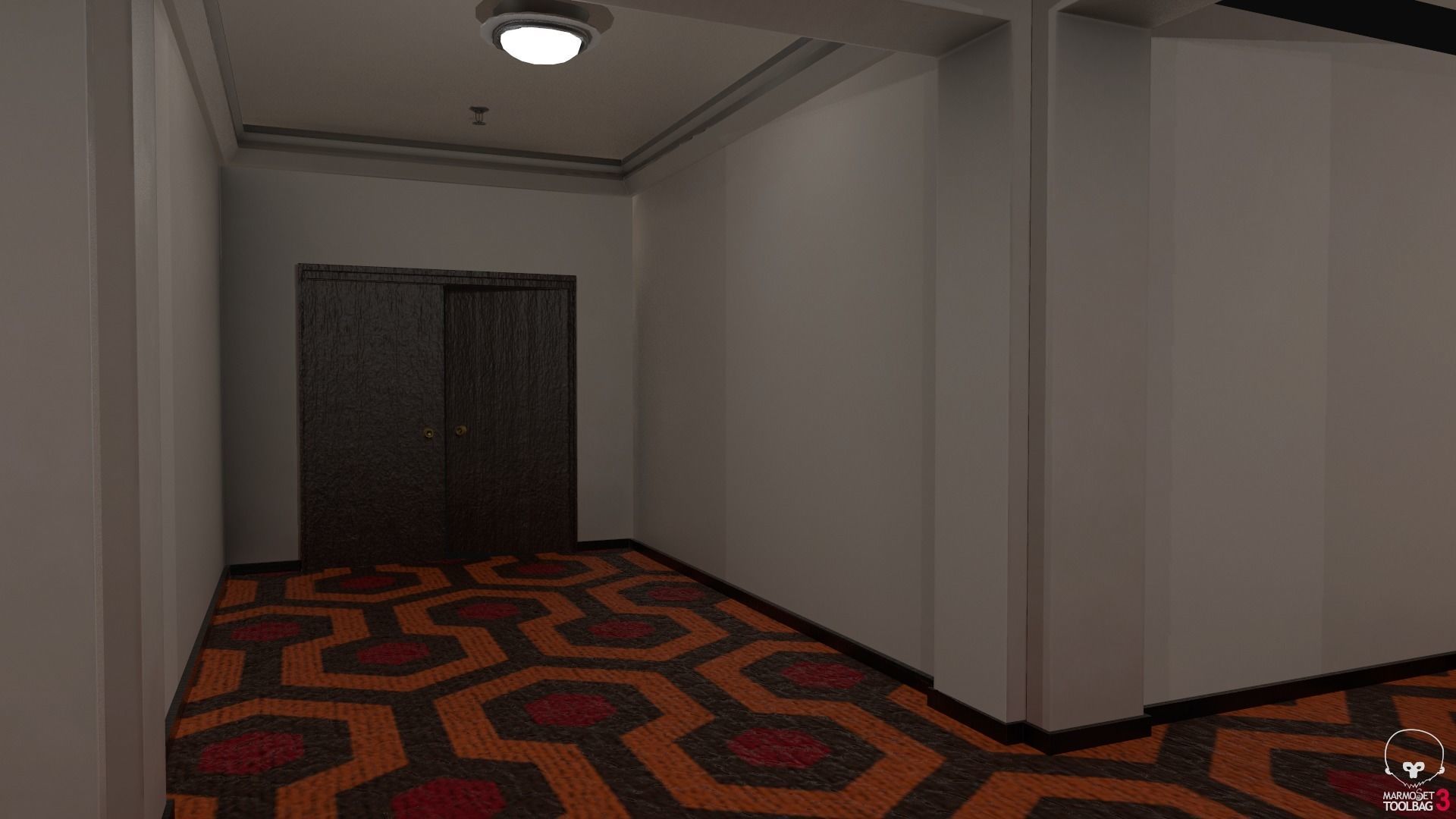 3D model Overlook Hotel Corridor VR / AR / low-poly | CGTrader