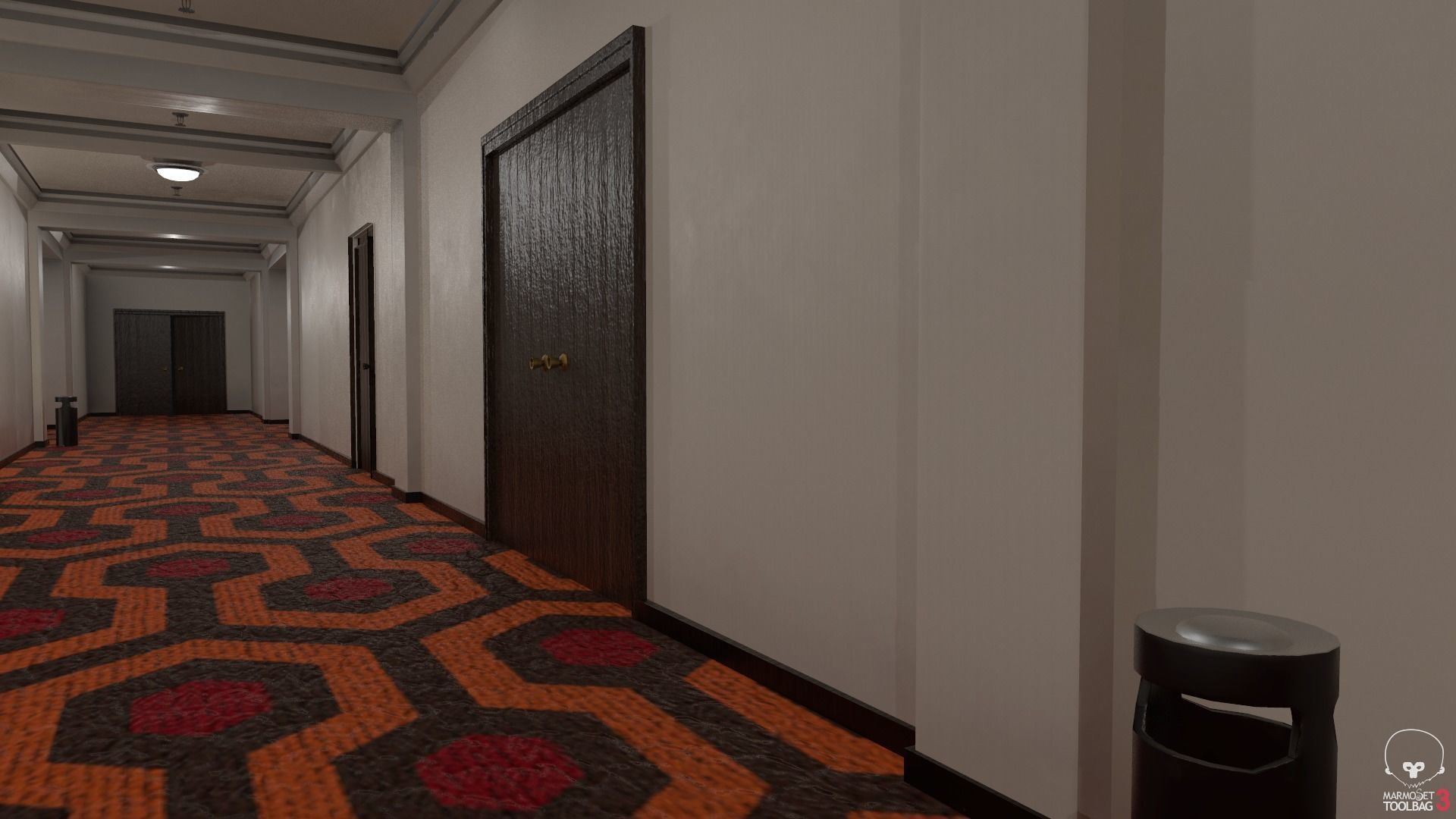 3D model Overlook Hotel Corridor VR / AR / low-poly | CGTrader