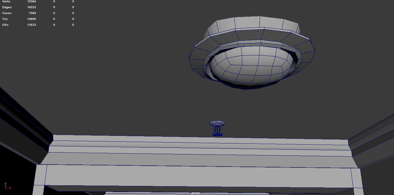 3D model Overlook Hotel Corridor VR / AR / low-poly | CGTrader