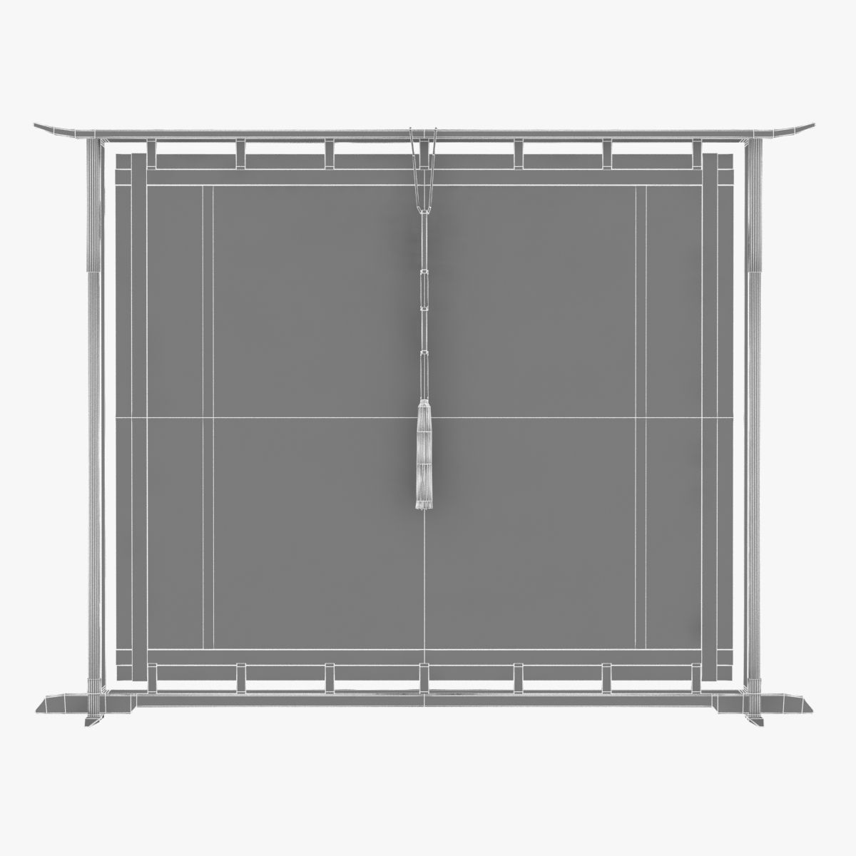 Lilian Marquand Firescreen Bambou Tigre 3d Model Cgtrader
