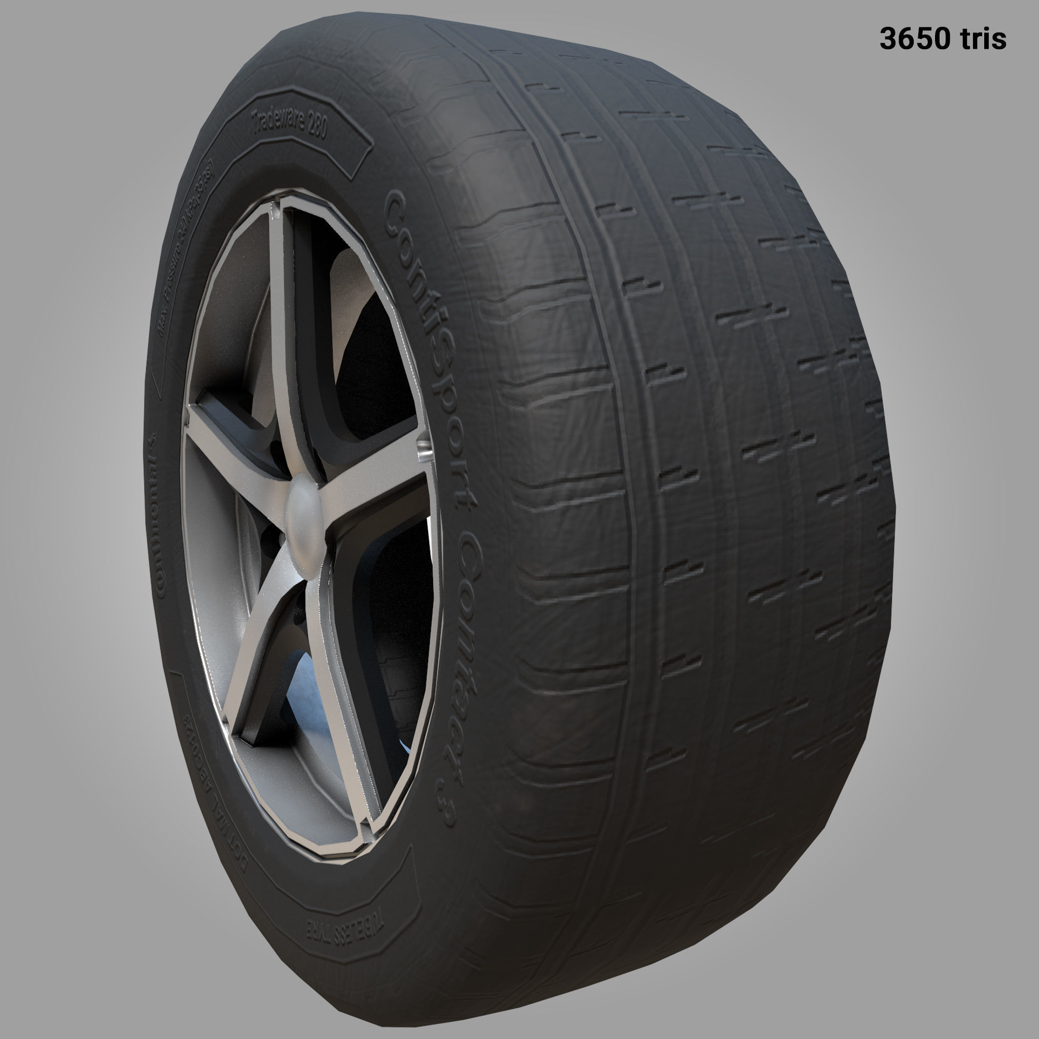 3D model Pack of Tyres and Alloys - 6 Alloy Wheels and 5 Tyre Textures ...